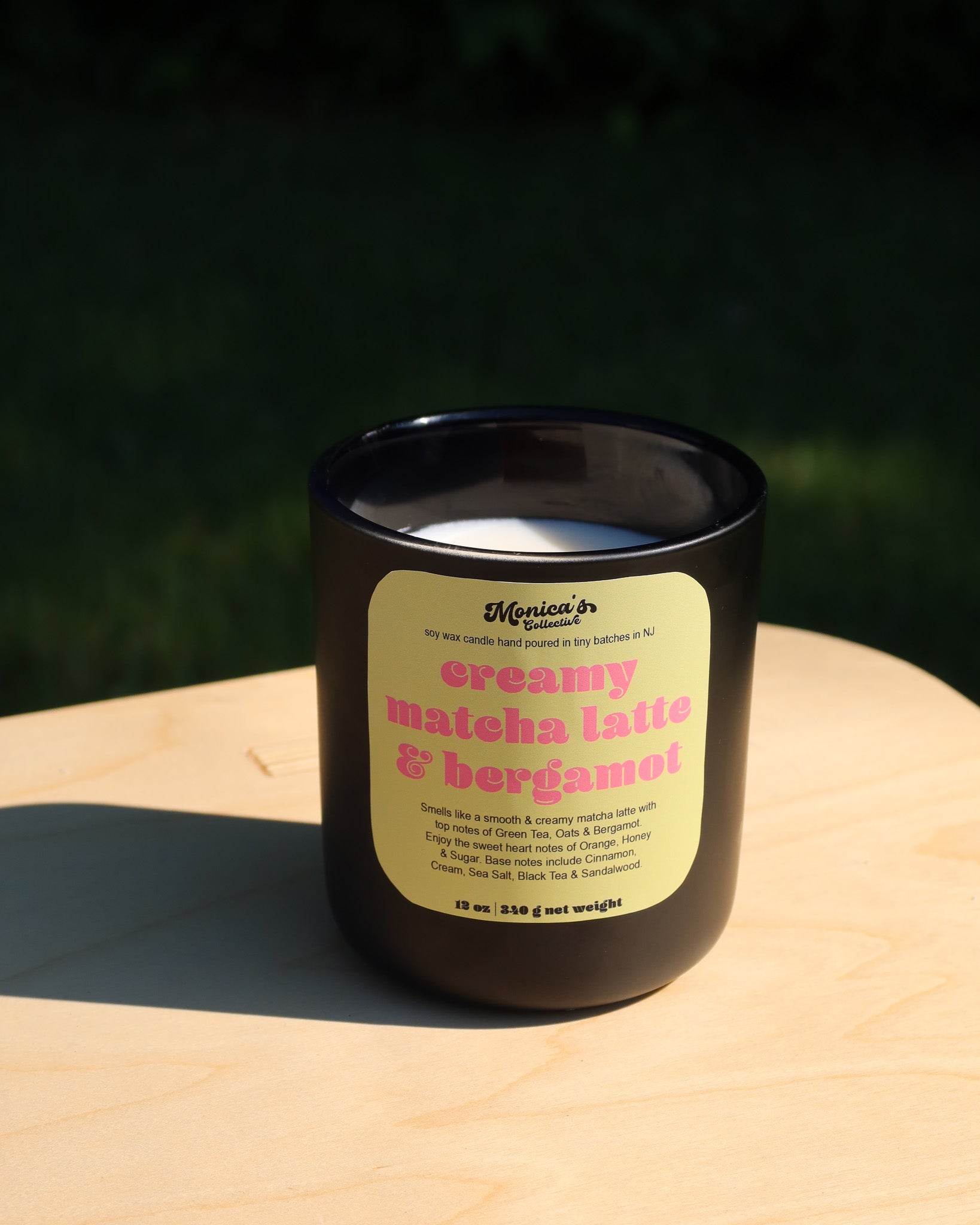 Creamy Matcha Latte & Bergamot Soy Candle – Monica's Collective