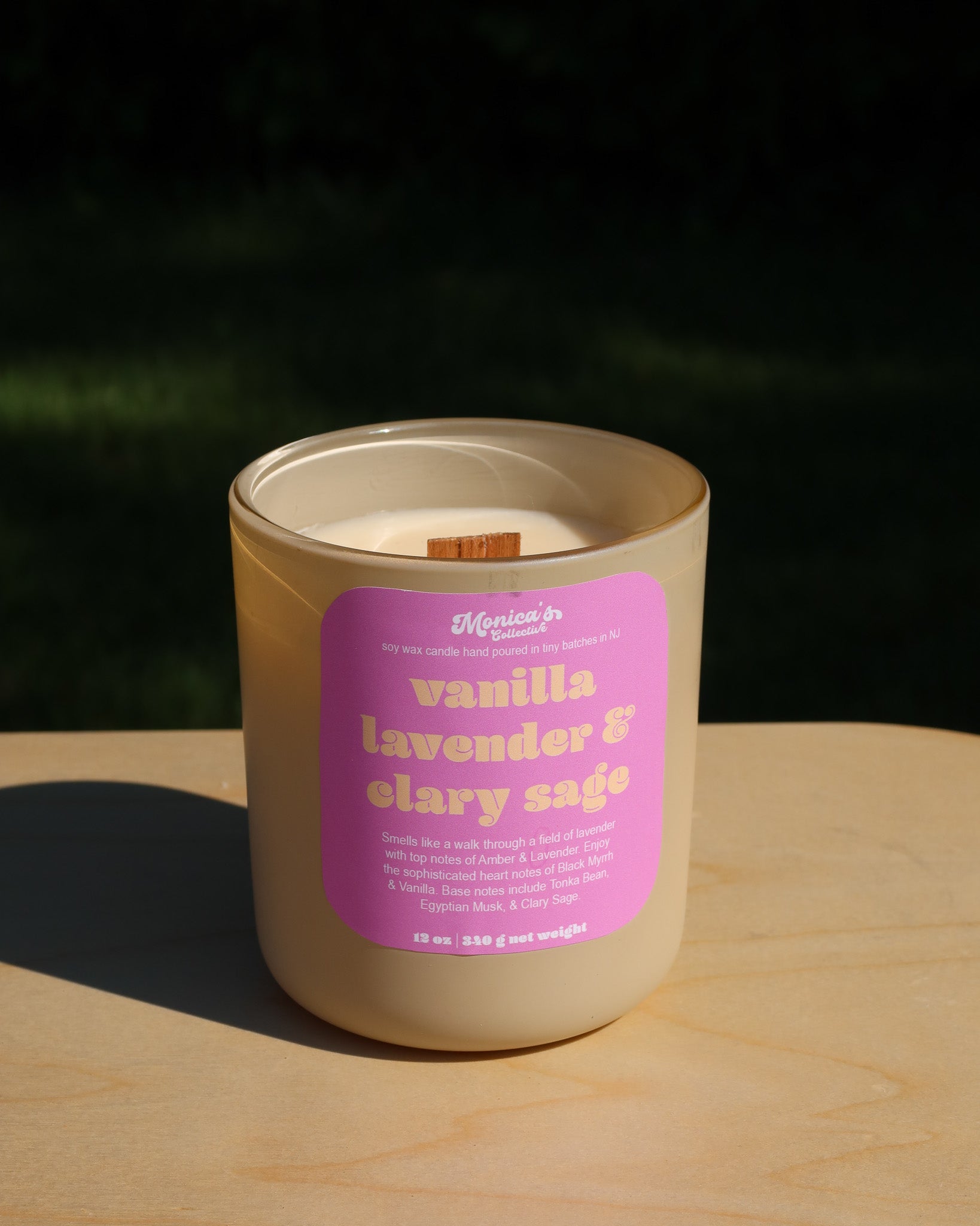 Vanilla Lavender & Clary Sage Soy Candle – Monica's Collective